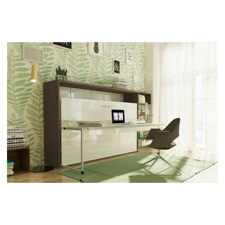 Genio T Twin Wall Bed with Desk - Modern - New York - by Wall Bed Place ...