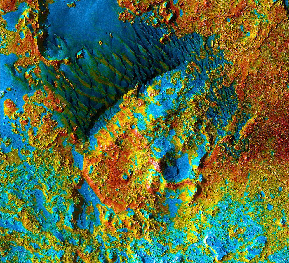 Arabia Dunes, Mars Print, 18" x 24" - Contemporary - Prints And Posters ...