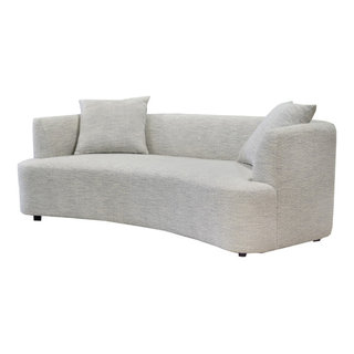 Isabella Upholstered 93" Sofa, Beige - Transitional - Sofas - by LH ...