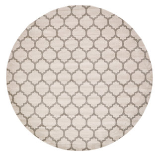 Rug Unique Loom Trellis Beige/Light Brown Round 12' 2 x 12' 2 ...