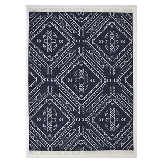 RugSmith Denim Austin Geometric Southwestern Area Rug, 8' x 10 ...