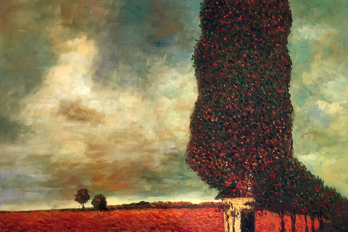 High Poplar, 36"x24" - Traditional - Paintings - by overstockArt | Houzz