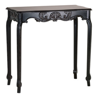 Scallop Detail Hall Table - Traditional - Console Tables - by ...
