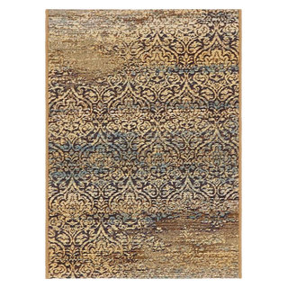 Rug Unique Loom Outdoor Botanical Beige Rectangular 2'2x3'0 ...