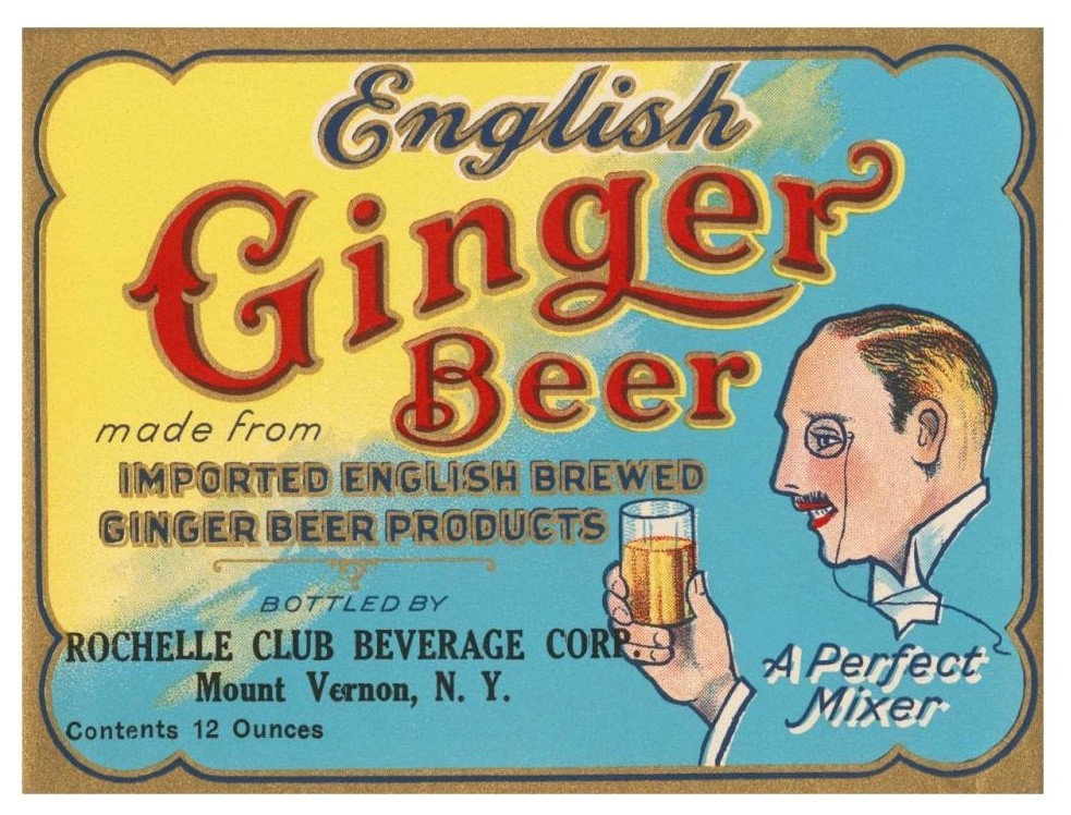 "English Ginger Beer" Digital Paper Print by Vintage Booze Labels, 18 ...