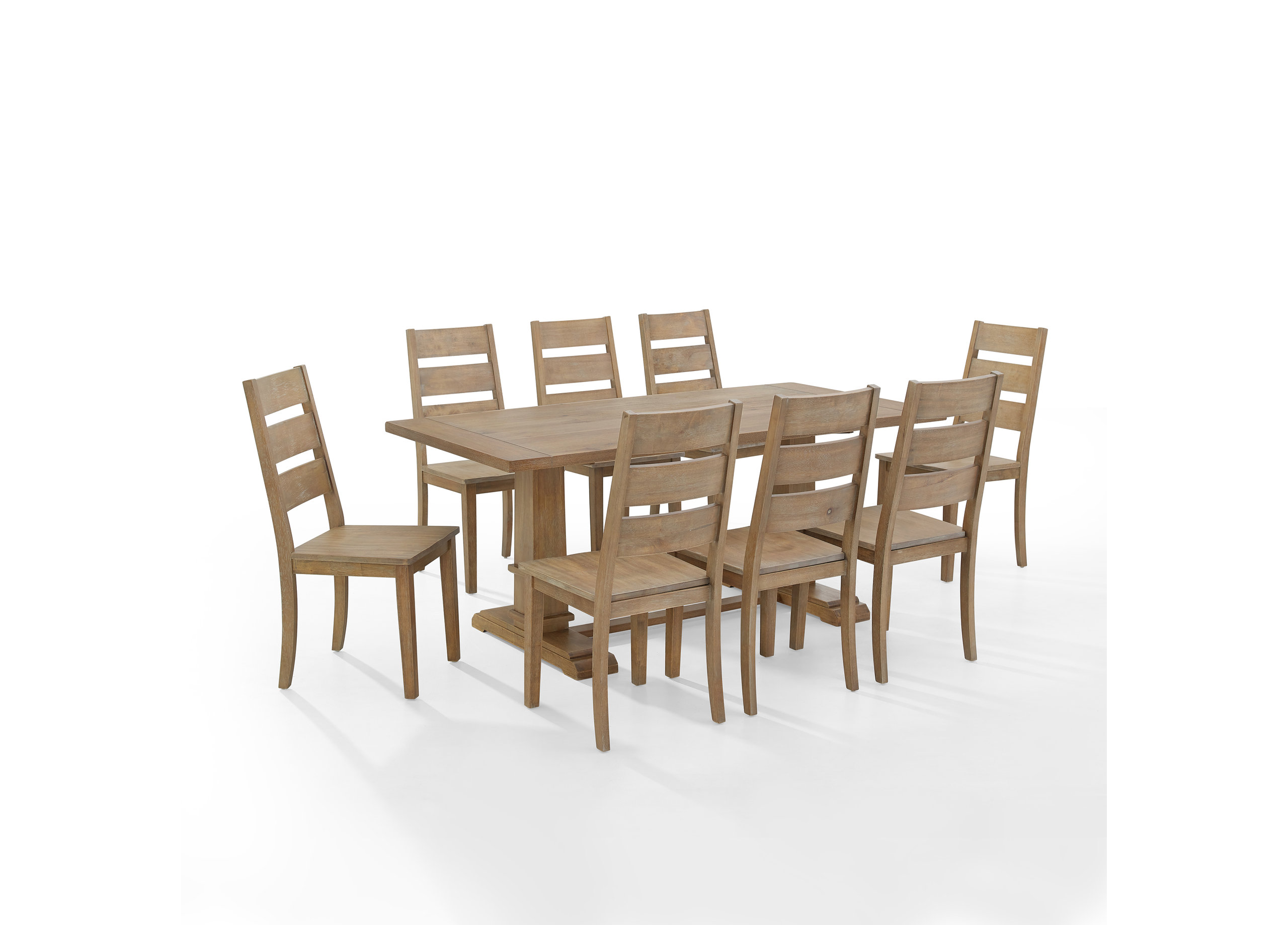Joanna 9Pc Dining Set - Transitional - Dining Sets - by Homesquare | Houzz