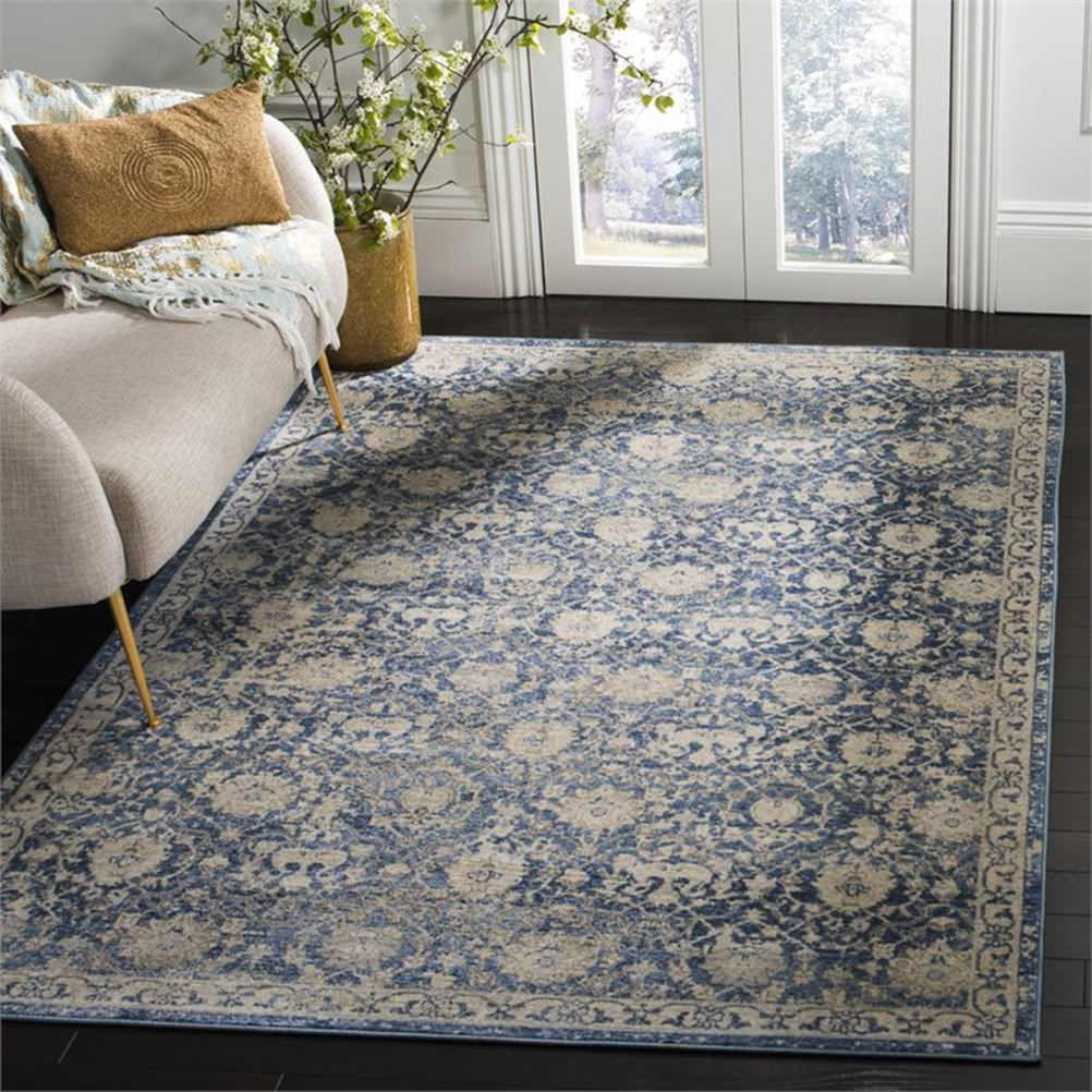 Safavieh Brentwood 11' x 15' Rug in Navy and Cream, 11' x 15 ...