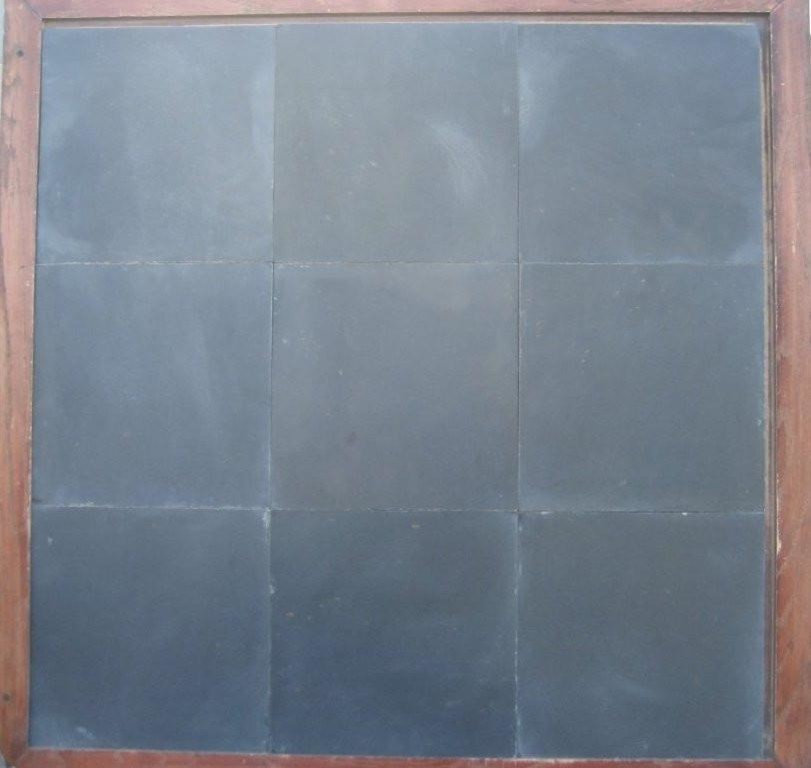 Midnight Black Slate Tiles, Honed Finish, 16"x16", Set of 384 ...