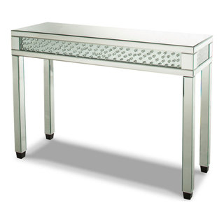 Montreal Mirrored Console Table - Console Tables - by Michael Amini | Houzz
