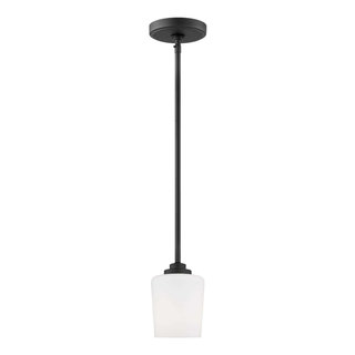 Windom Mini Pendant in Midnight Black, 4.000 - Transitional - Pendant Lighting - by ShopFreely ...