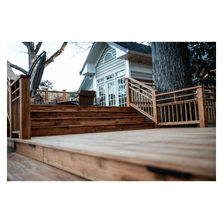 Multi-Story Deck - Modern - Deck - Atlanta - by Max Craft Renovations ...