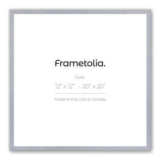 Polished Chrome 7/8 Lavo Wall/Gallery Frame, 20" x 20" - No Mat ...