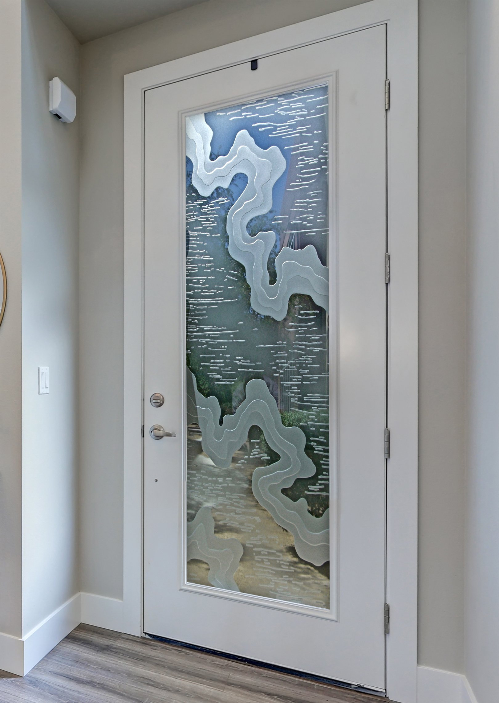 Front Door - Streams - Fiberglass Smooth - 30" x 80" - Book/Slab Door ...