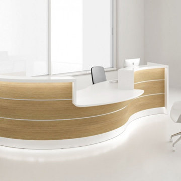 Curved Reception Desk - Photos & Ideas | Houzz