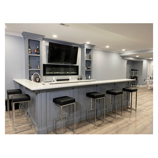 Custom-built bars - Modern - Home Bar - New York - by Trim Team NJ | Houzz