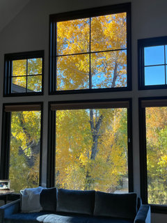 Black interior windows.