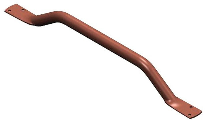 Flat End 18-in Grab Bar, Brown - Grab Bars - by Transolid | Houzz