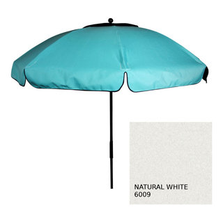 Bal Harbor 6 Rib .500 9' Hexagon Standard Umbrella, Natural White ...