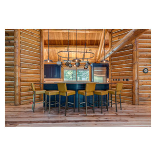 Kitchen in Log Cabin - Rustic - Kitchen - Chicago - by Darcy Bean ...