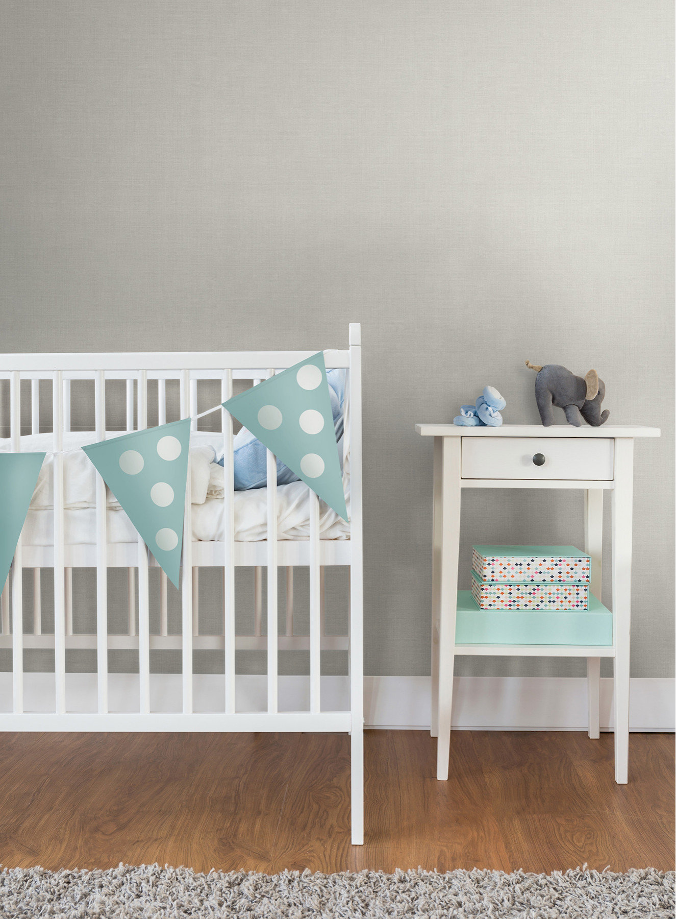 Vava Vitmossa Light Grey Wallpaper - Transitional - Wallpaper - by York ...