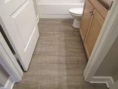 Honey oak and Coretec Nantucket Oak