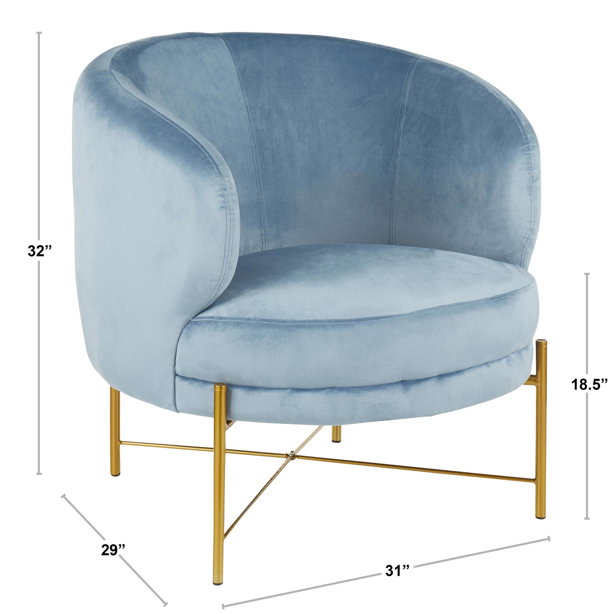 Chloe Accent Chair - Midcentury - Armchairs And Accent Chairs - by ...