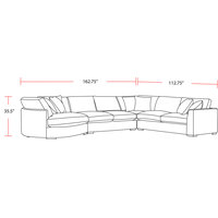 4 Piece Modular Sectional - Transitional - Sectional Sofas - by Parker ...