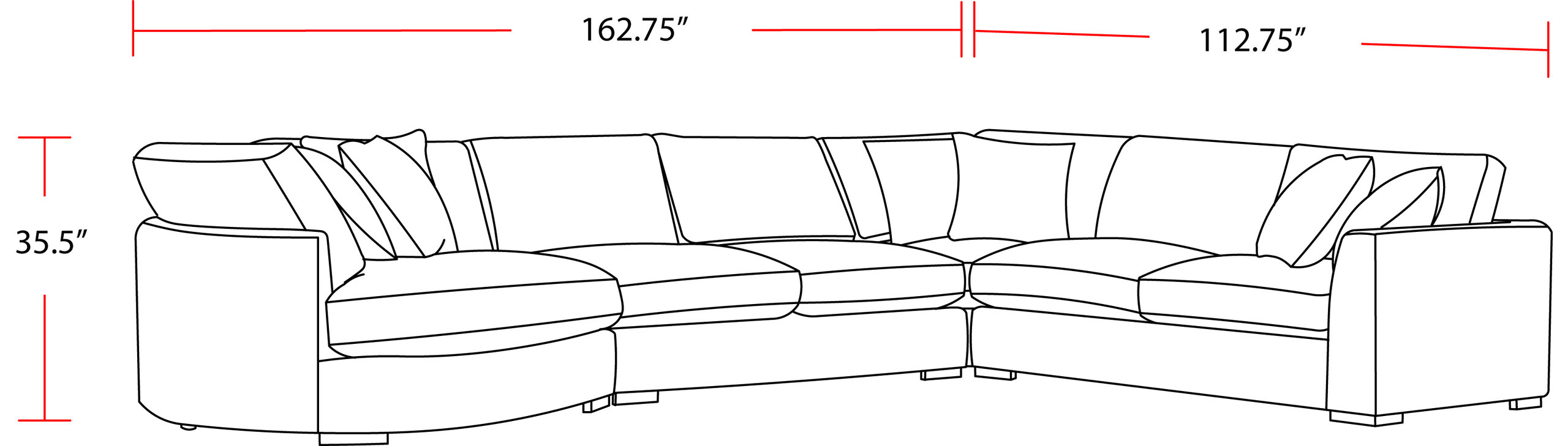 4 Piece Modular Sectional - Transitional - Sectional Sofas - by Parker ...