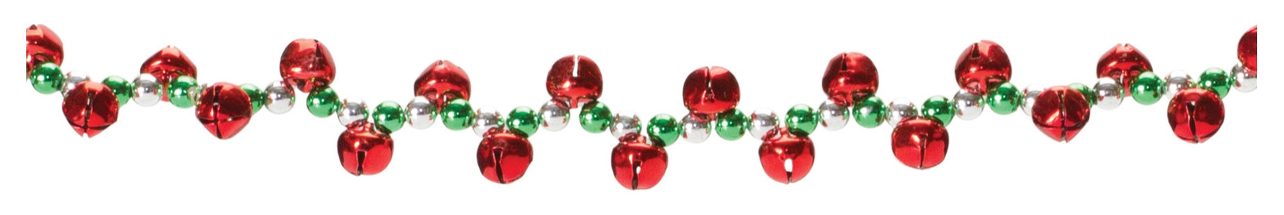 Sleigh Bell String Garland, Set of 2 - Rustic - Wreaths And Garlands ...