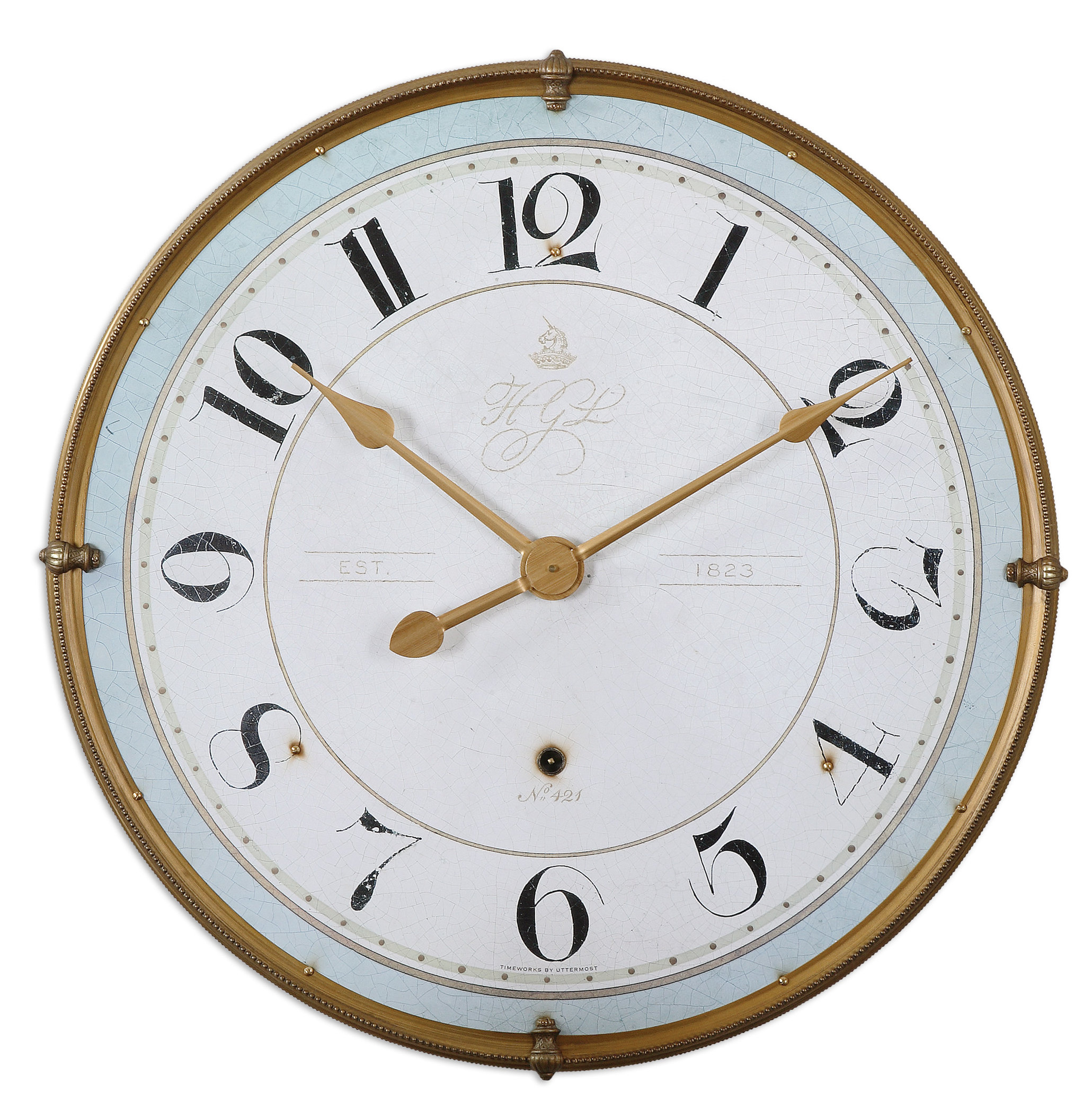 Uttermost Torriana Wall Clock - Traditional - Wall Clocks - by ALCOVE ...
