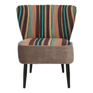 Lori Accent Chair, Multi - Midcentury - Armchairs And Accent Chairs ...