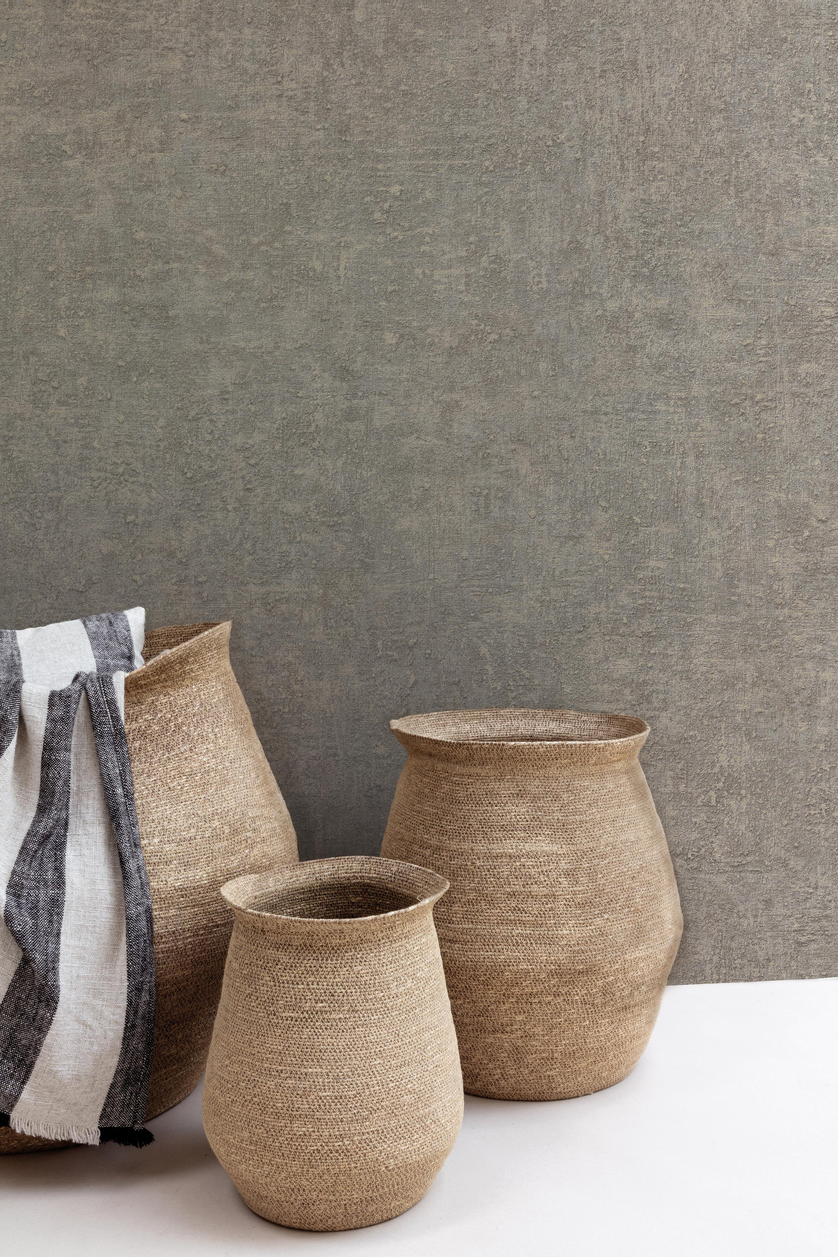 Natural Scratched Rock Textured Double Roll Wallpaper, Double Roll ...