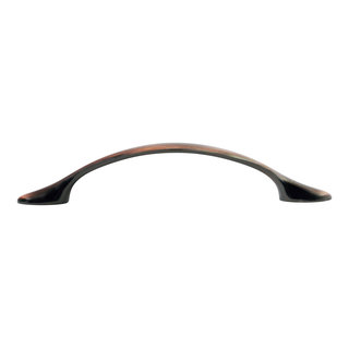 Flare 3-25/32", 96mm, Centers Antique Copper Cabinet Pull, 25 ...