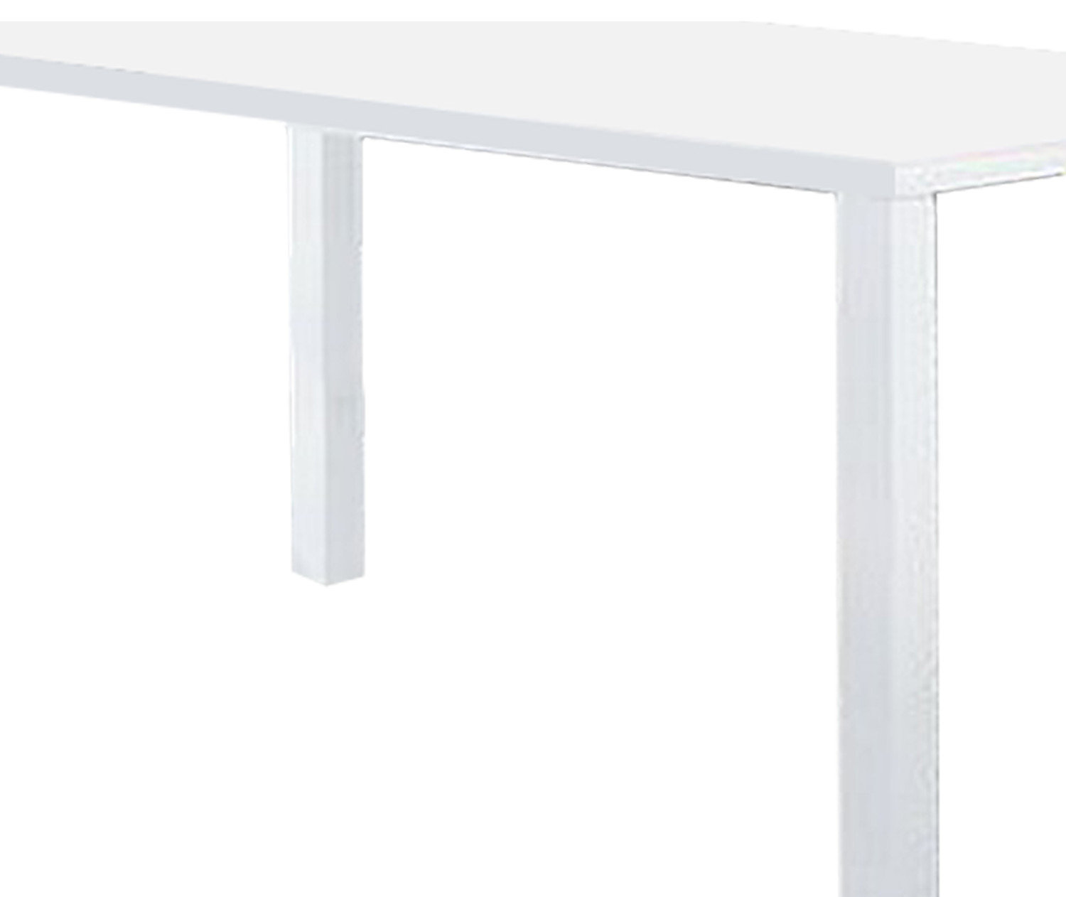 Benzara BM261924 Dining Table With Rectangular Top and Block Legs ...