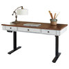 Martin Furniture Durham Sit/Stand Desk - Farmhouse - Desks And Hutches ...