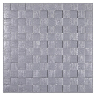 Silver Grey Faux Planks 3D Wall Panels - Contemporary - Wall Panels ...