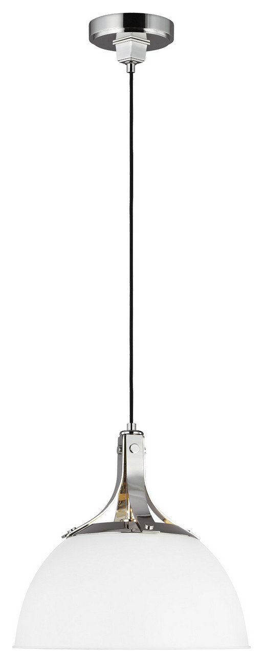 Visual Comfort Studio TP1061PN/MWT 1-Light Pendant, Logan ...