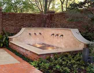 Corner Fountains Garden Waterfalls