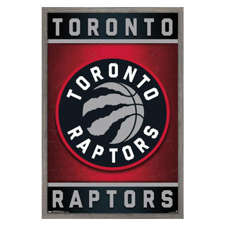NBA Toronto Raptors - Logo 15, 22.375" x 34" - Contemporary - Prints ...