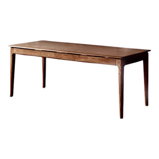 Solid Wood Office Desk, Long Table - Modern - Desks And Hutches - by ...