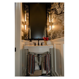 Powder Room - Mapped Out! - Contemporain - Toilettes - Autres ...