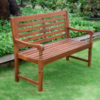 Nantucket Garden Bench, Natural - Traditional - Outdoor Benches - by ...