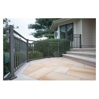 Aluminum Porch & Deck Railings - Modern - Other - by Freedom Fence ...