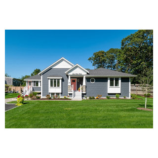 Large Home Addition + Remodel on Cape Cod - Beach Style - Exterior ...