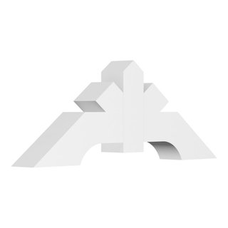 Vanguard Architectural Grade PVC Gable Bracket, 36"Wx13 1/2"H (9/12 ...