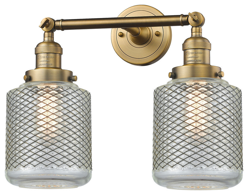 Innovations 2-LT Stanton 16" Bathroom Fixture - Brushed Brass ...