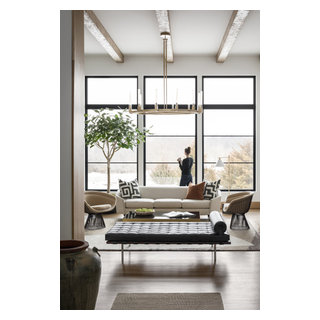 Modern Frontier - Living Room - Kansas City - by McCroskey Interiors ...