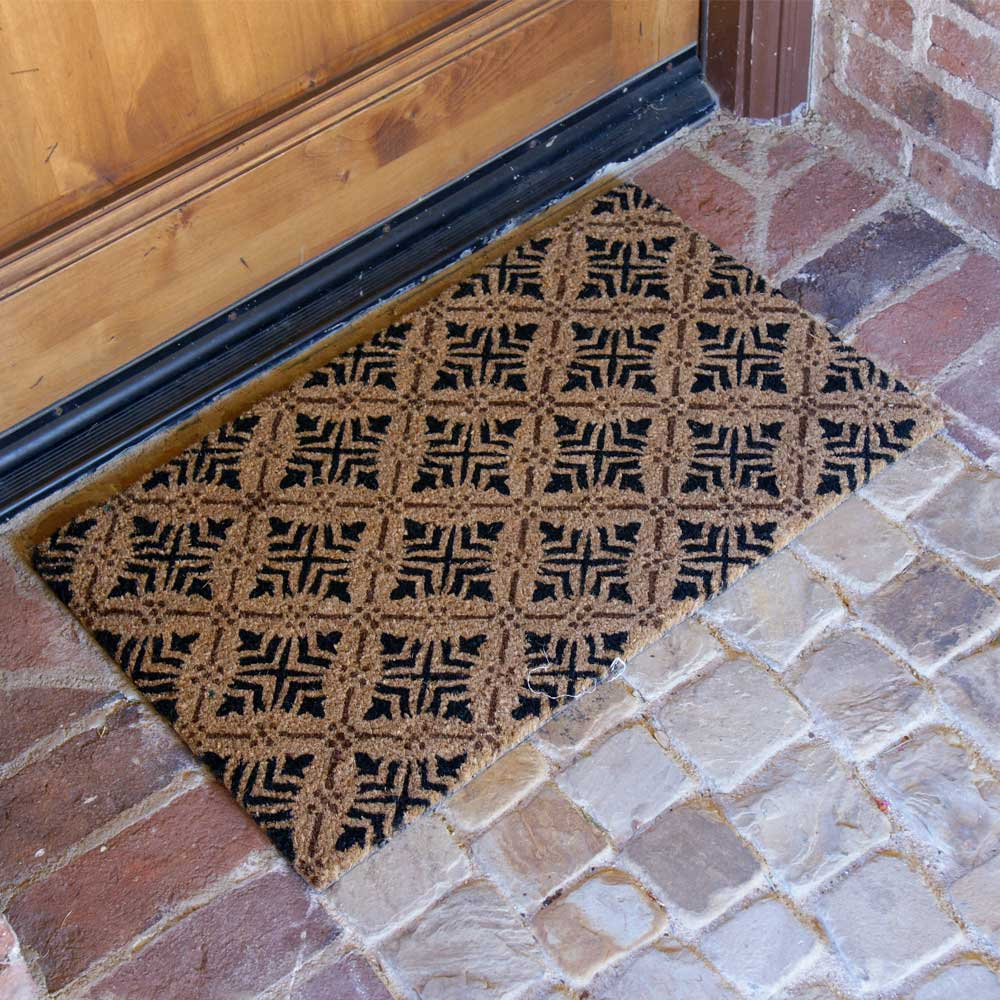Classic Fleur de Lis French Matting, 18"x30" - Contemporary - Doormats ...