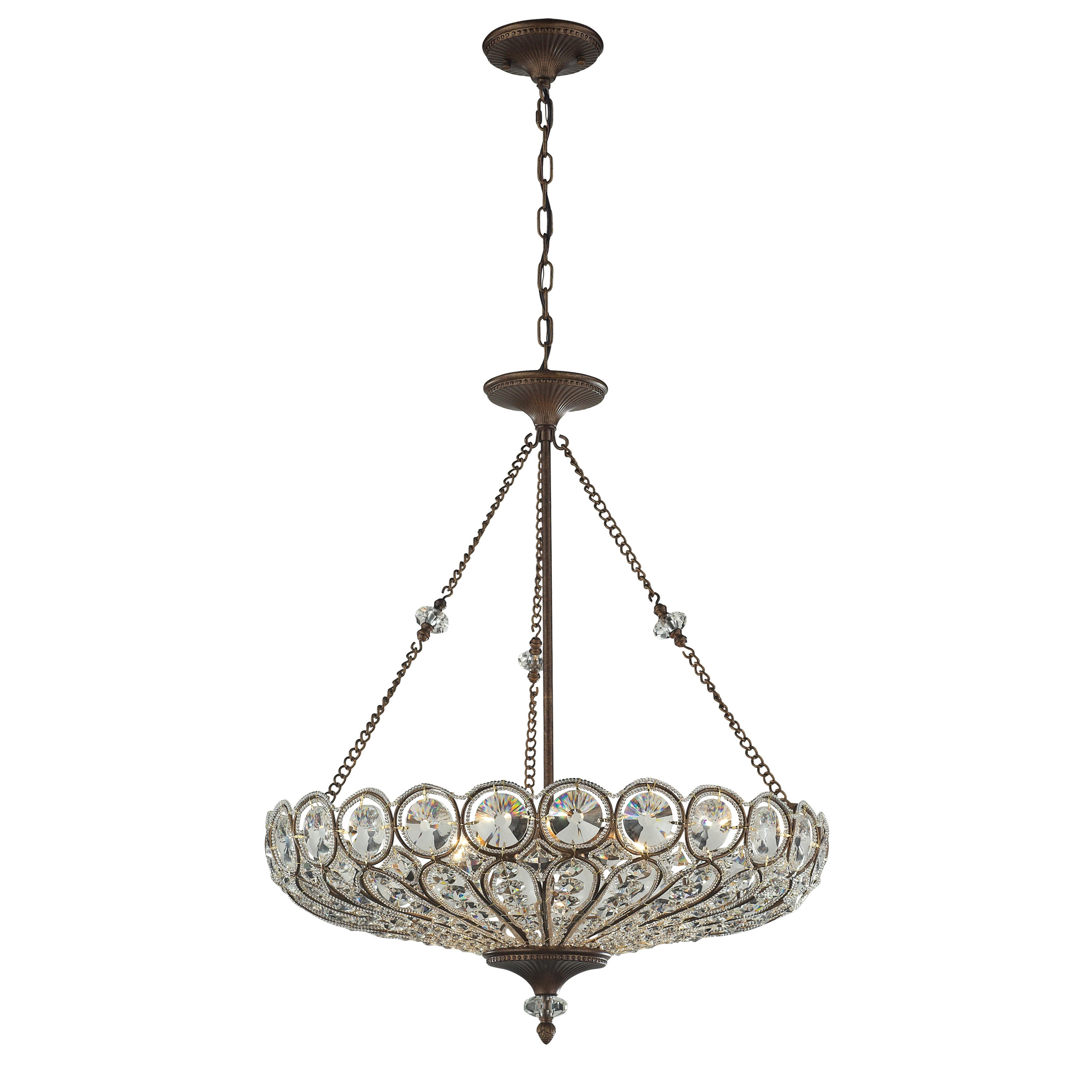Christina 6-Light Convertible Dual Mount - Traditional - Pendant ...