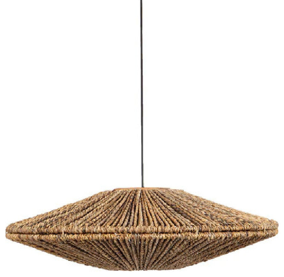 Woven Abaca Pendant Lamp | dBodhi Cymbal, Medium - Tropical - Pendant ...
